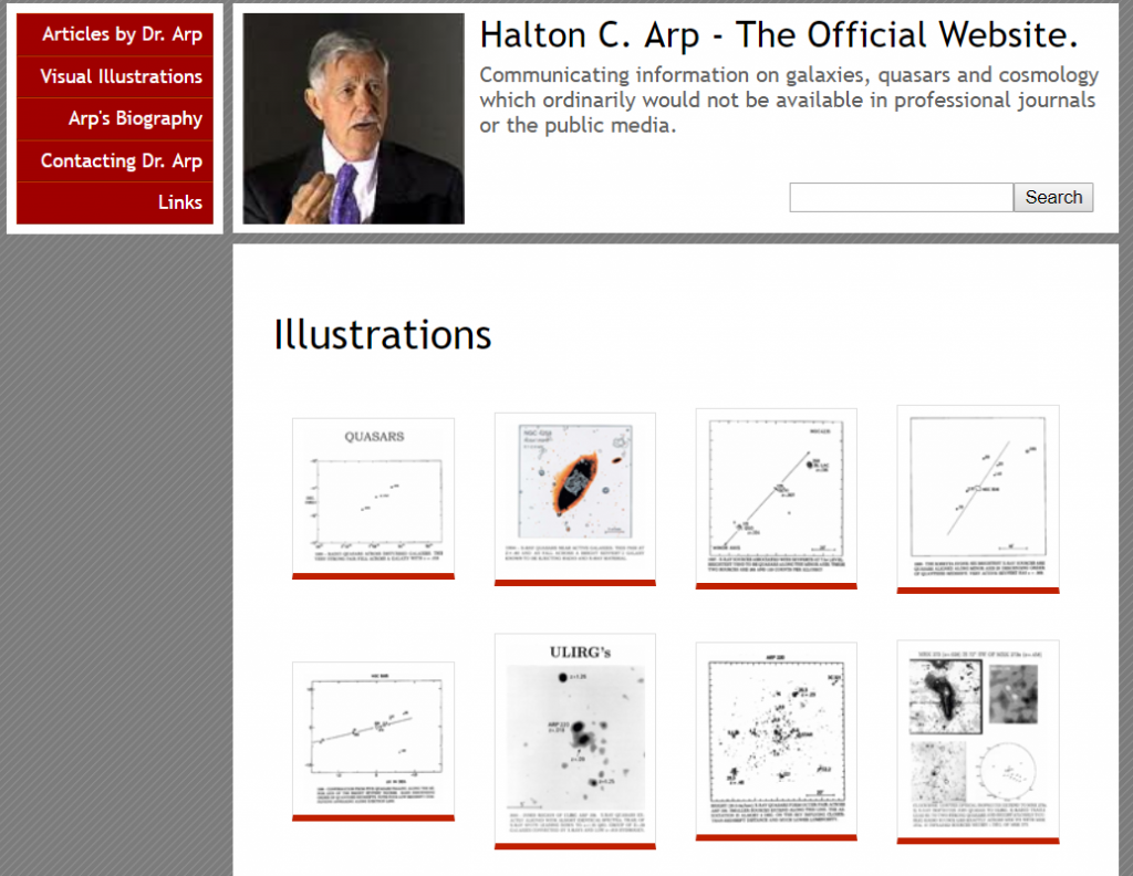 Halton Arp – Official Website – Becoming Borealis