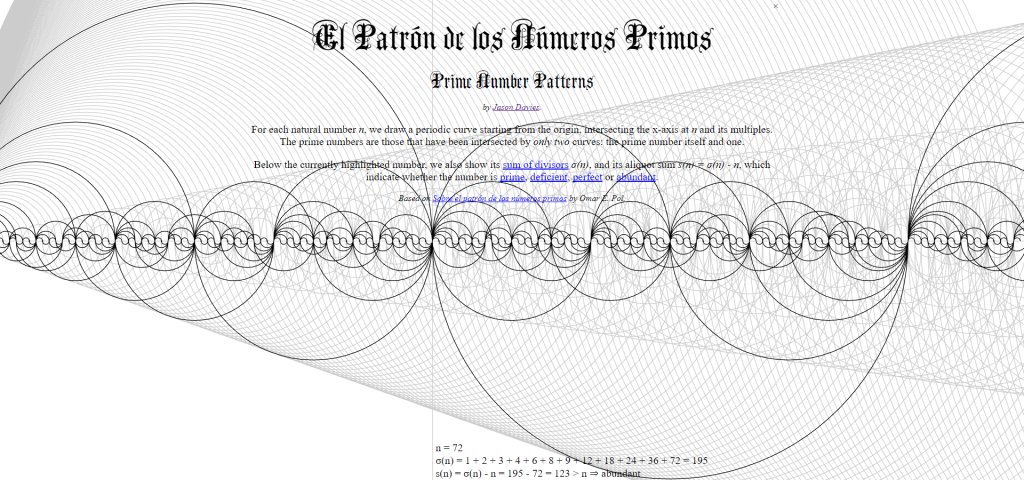 Jason Davies – Prime Number Patterns – Becoming Borealis