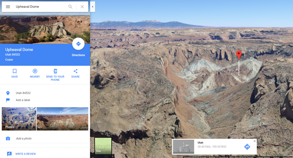 Upheaval Dome – USGS & 2000 Utah Geological Association – Becoming Borealis Upheaval Dome – USGS & 2000 Utah Geological Association – Becoming Borealis